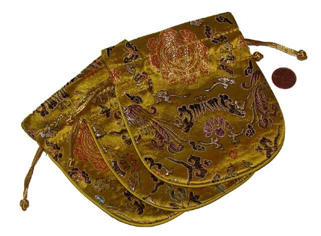 Where to Buy Silk Pouches for Crystals & Jewelry